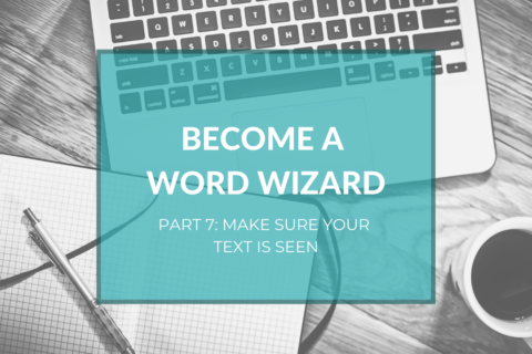Become a Word Wizard part 7: What do you do right after you’ve finished ...
