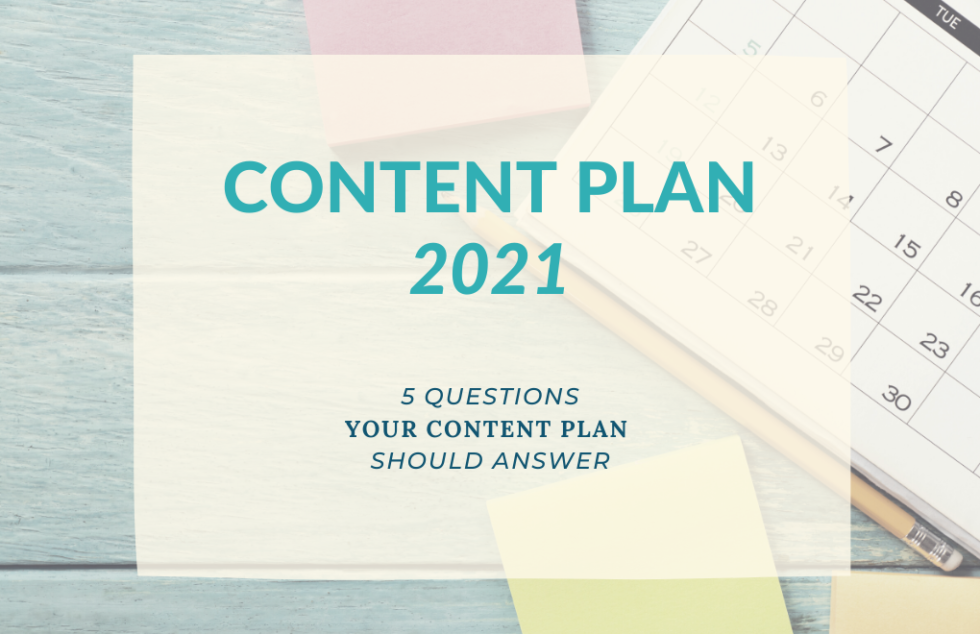 Content Plan 2021 - Pauliina Rasi Communications